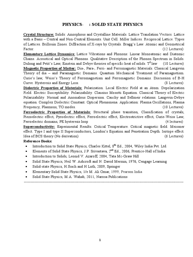 Exploring the Fundamentals of Solid State Physics: Crystal Structures, Lattice Dynamics ...