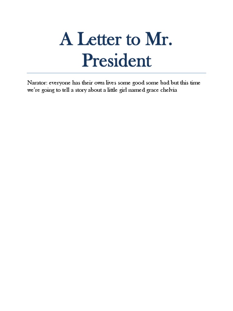 A Letter To MR | PDF | Novels