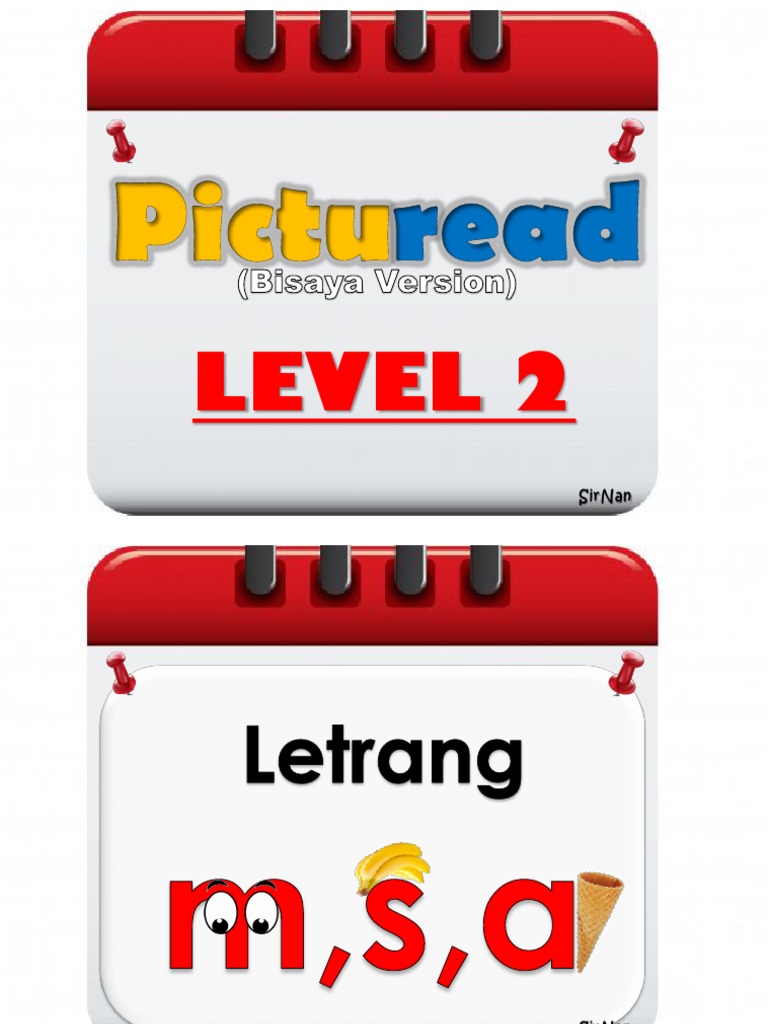 Pictureading Technique (Bisaya Version) | PDF