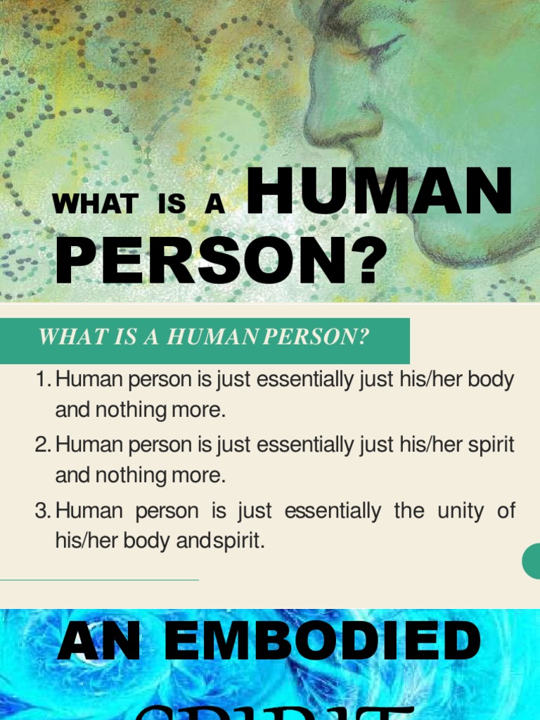 Human Person?: What Is A | PDF | Substance Theory | Soul