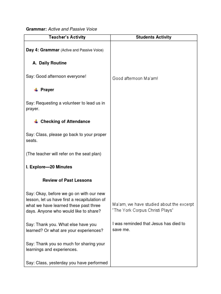 Day 4-5 (Grammar) P. 15 - Down | PDF | Verb | Subject (Grammar)