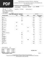 Lal Pathlabs Report | PDF | Medical Specialties | Blood