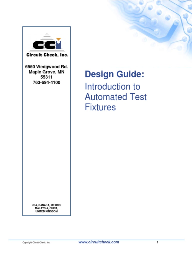 Design Guide Introduction To Automated Test Fixtures | Download Free ...