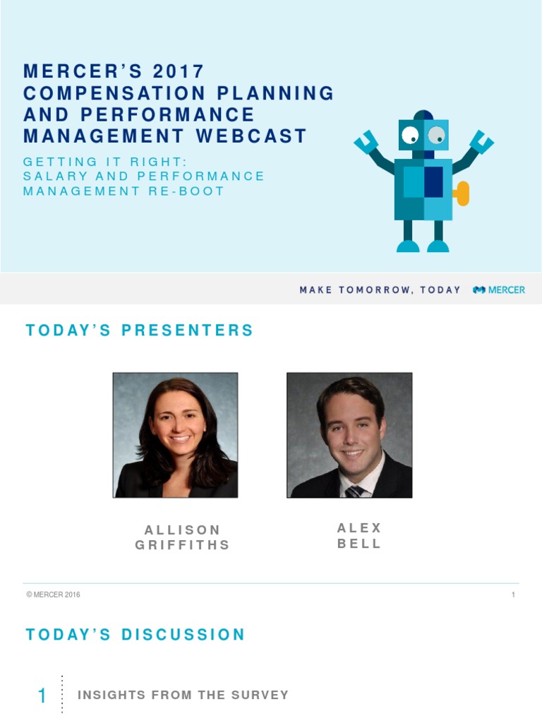 GL 2016 Talent Compensation Planning Performance Management Mercer ...