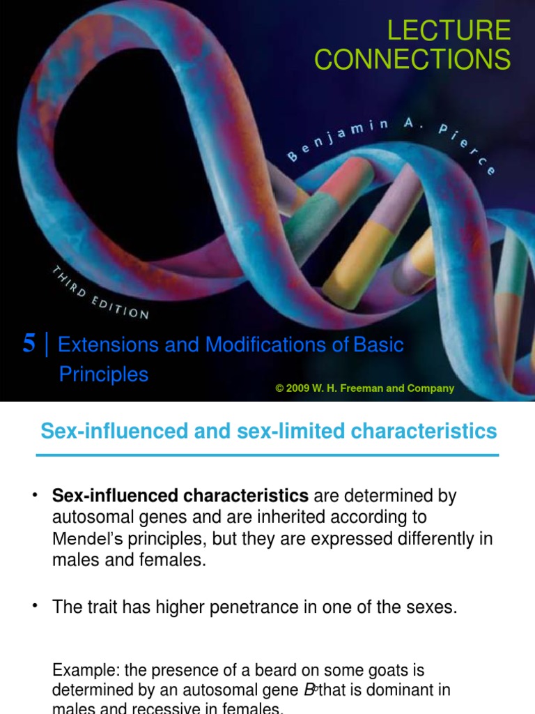 Connections: Extensions and Modifications of Basic Principles | PDF | Gene | Dominance (Genetics)