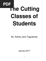Understanding Class Cutting in Schools | PDF | Reinforcement | Action ...