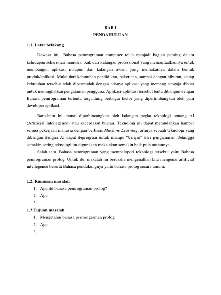 AI Penggunaan Prolog | PDF