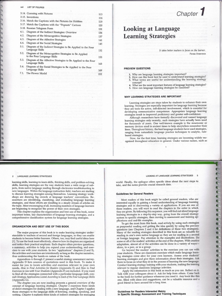 1 - Looking at Language Learning Strategies | PDF | Language ...
