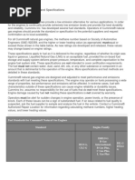 QSM11 Engine Performance Data Sheet | PDF | Horsepower | Engines