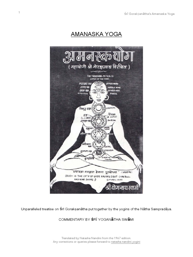 Amanaska Yoga: Gorakṣanātha's Teachings | PDF | Kundalini Yoga | Hatha Yoga