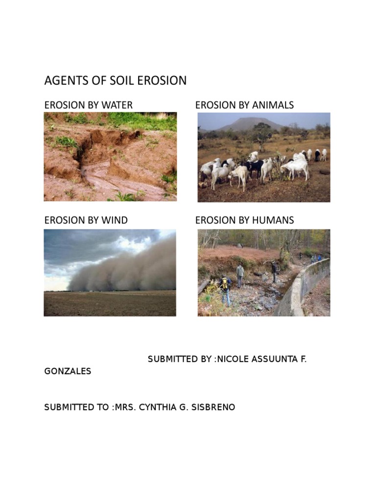 Agents of Soil Erosion
