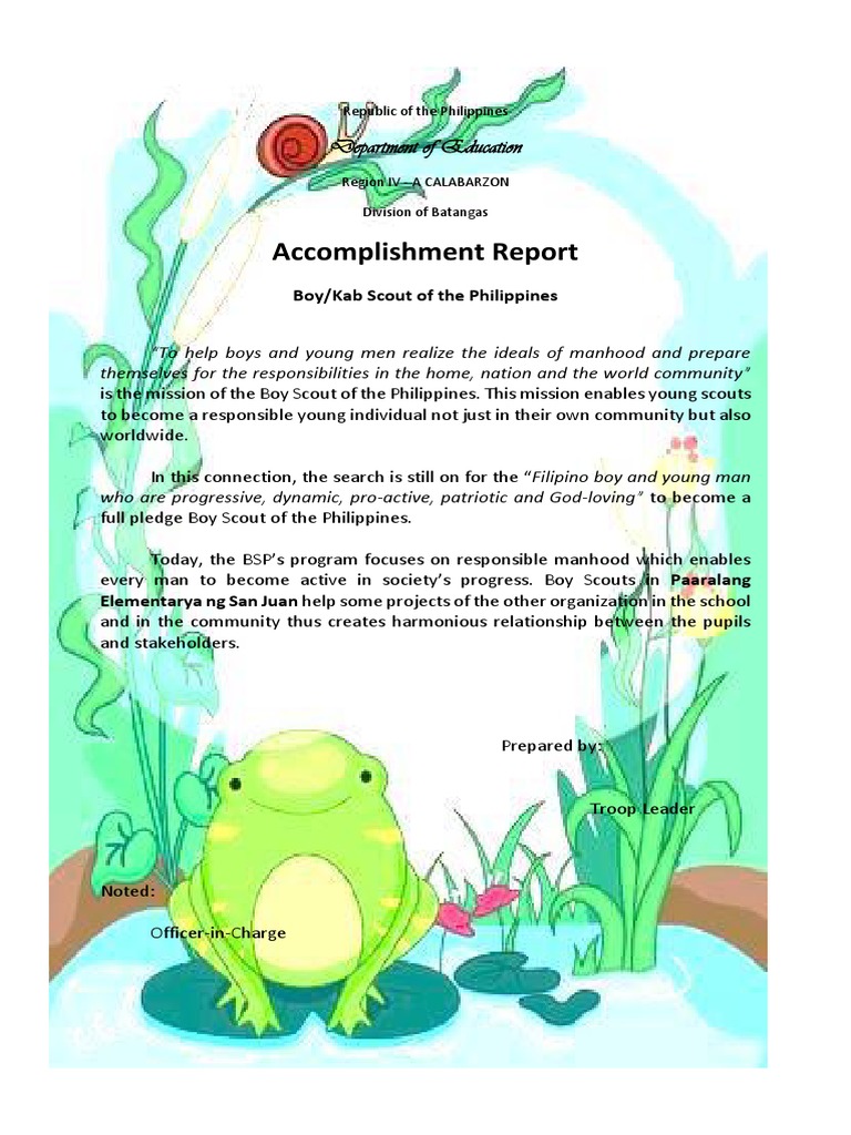 BSP Accomplishment Report 2024 | PDF