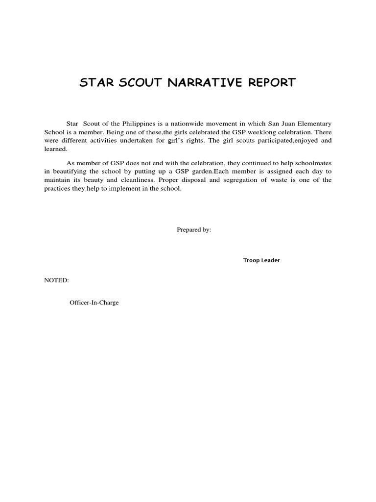 GSP Narrative Report 2015 | PDF