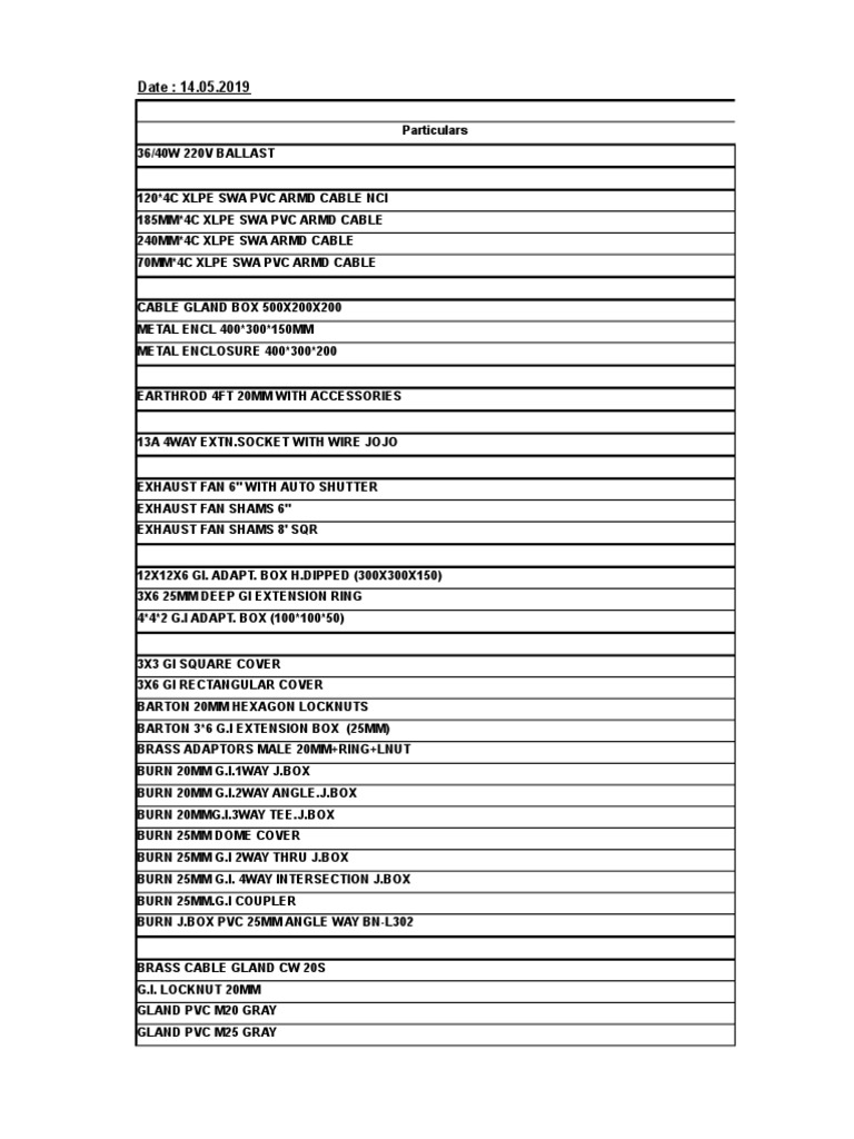 Stock | PDF | Ac Power Plugs And Sockets | Electrical Connector