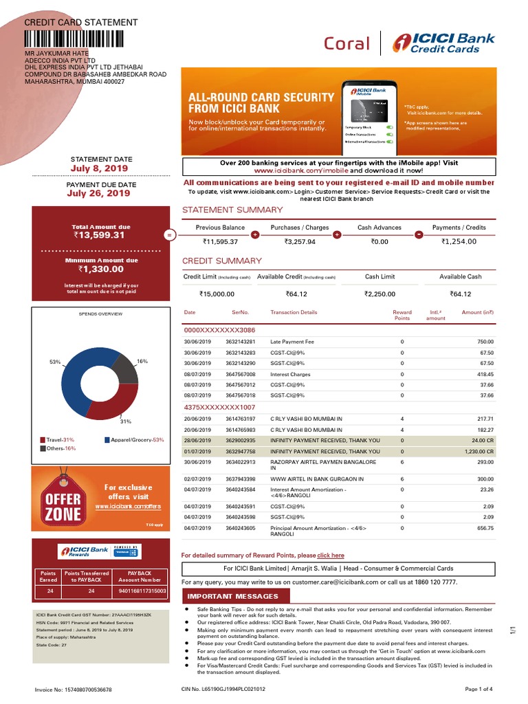 Passbook ST MT | PDF | Credit Card | Financial Transaction