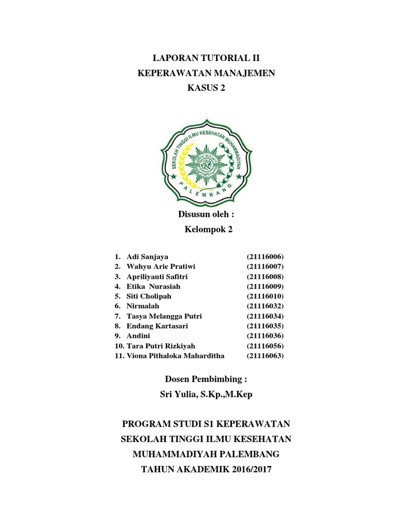 Laporan Tutorial Mankep Kel 3 Kasus | PDF