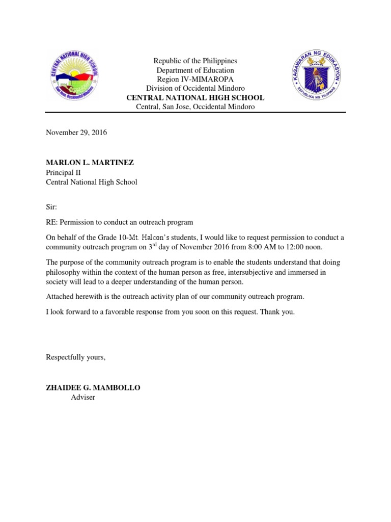 Letter Outreach Program | PDF | Education Theory | Pedagogy