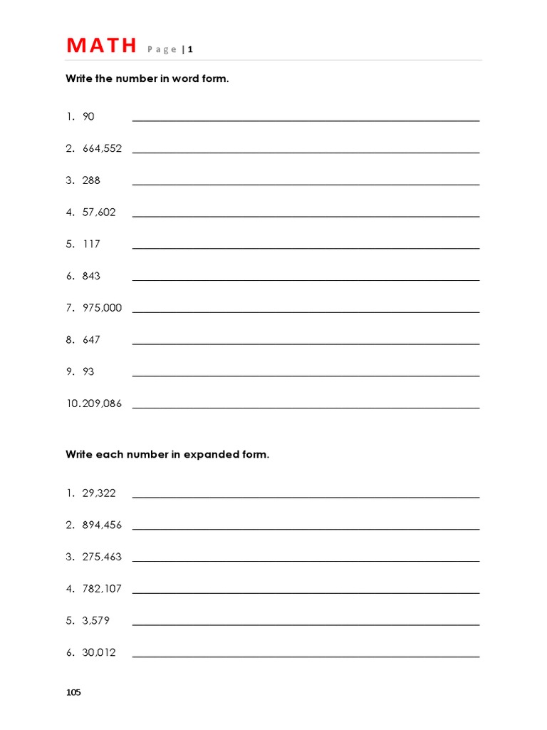 Math Reviewer - Grade 3 | Download Free PDF | Lexicology | Mathematical ...