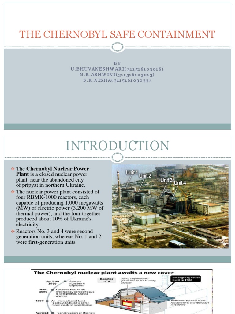 Chernobyl Safe Conainment | PDF | Chernobyl Disaster | Nuclear Technology