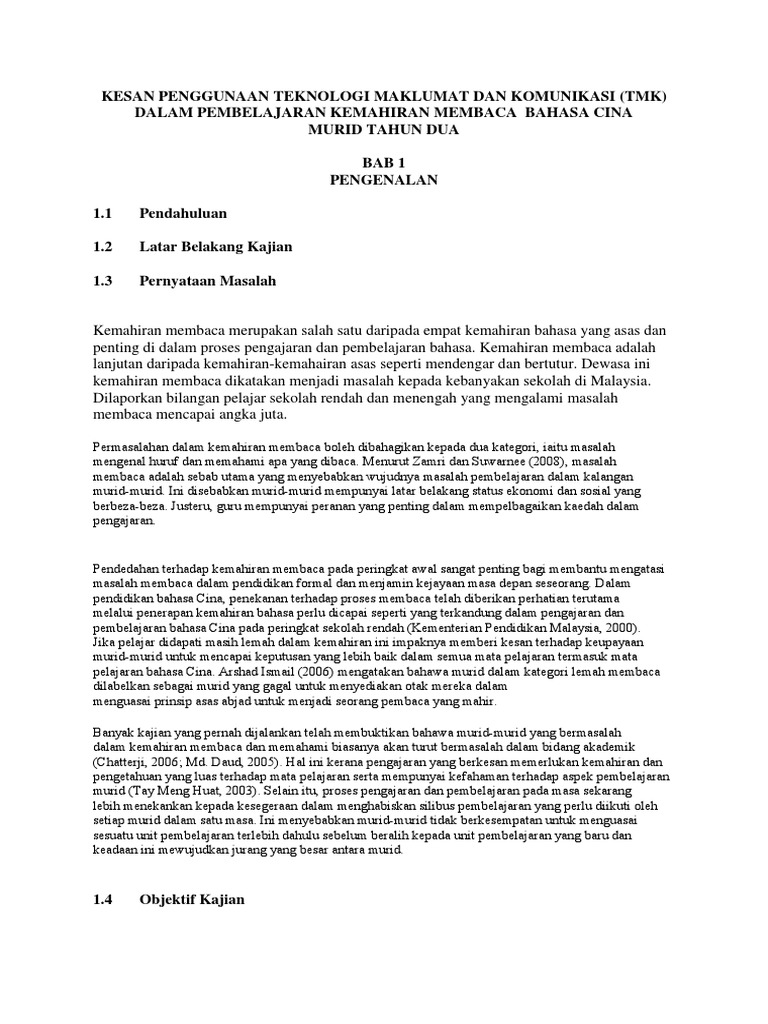 Kesan Penggunaan Teknologi Maklumat Dan Komunikasi | PDF