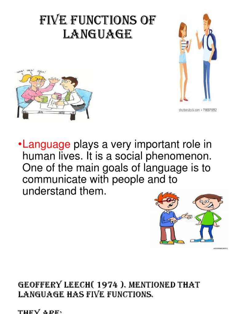 Five Functions of Language | PDF