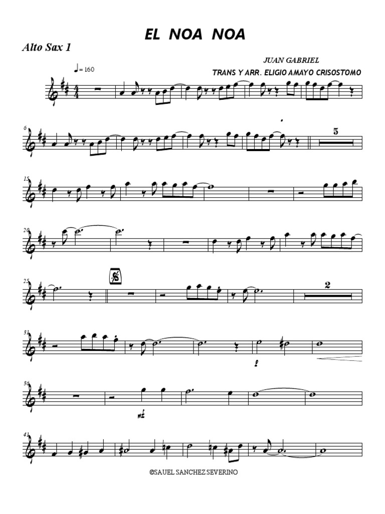 EL NOA NOA - Alto Sax 1 PDF | PDF