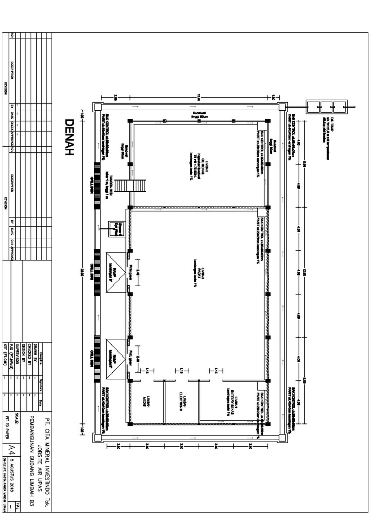 Drawing Gudang TPS B3 Model | PDF