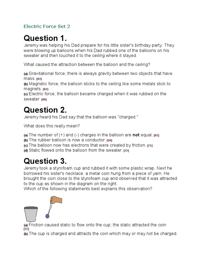 Understanding Electric Forces | PDF | Electric Charge | Electricity