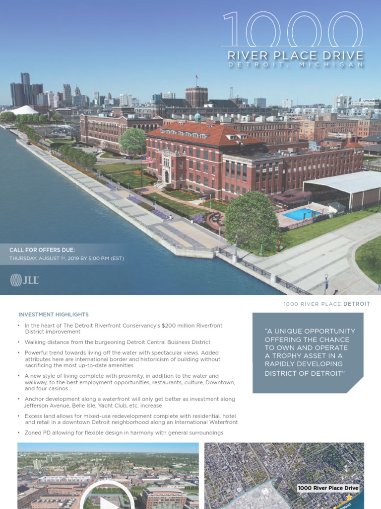 1000 River Place Brochure - 07 | PDF | Detroit | Real Estate Appraisal