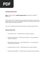 Top 100 Influential Figures in History | PDF