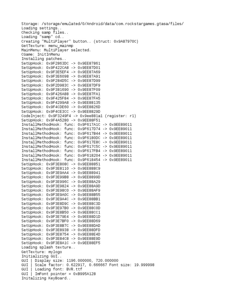 Samp Log | PDF | Graphical User Interfaces | Human–Computer Interaction
