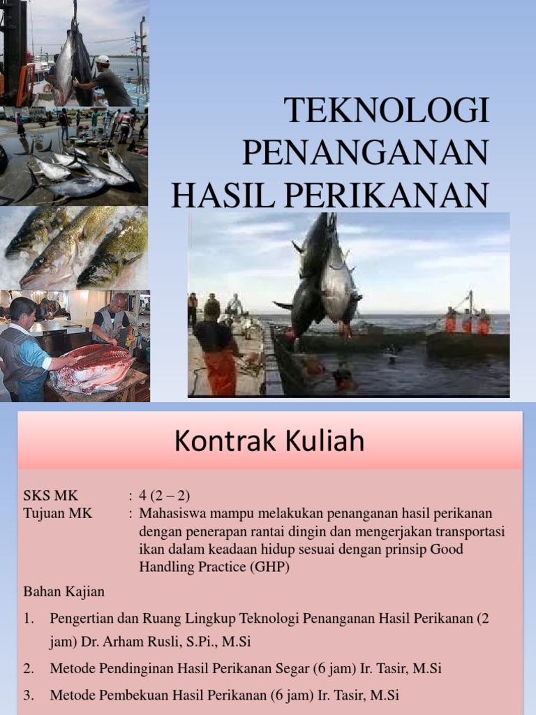 TEKNOLOGI PENANGANAN HASIL PERIKANAN | PDF