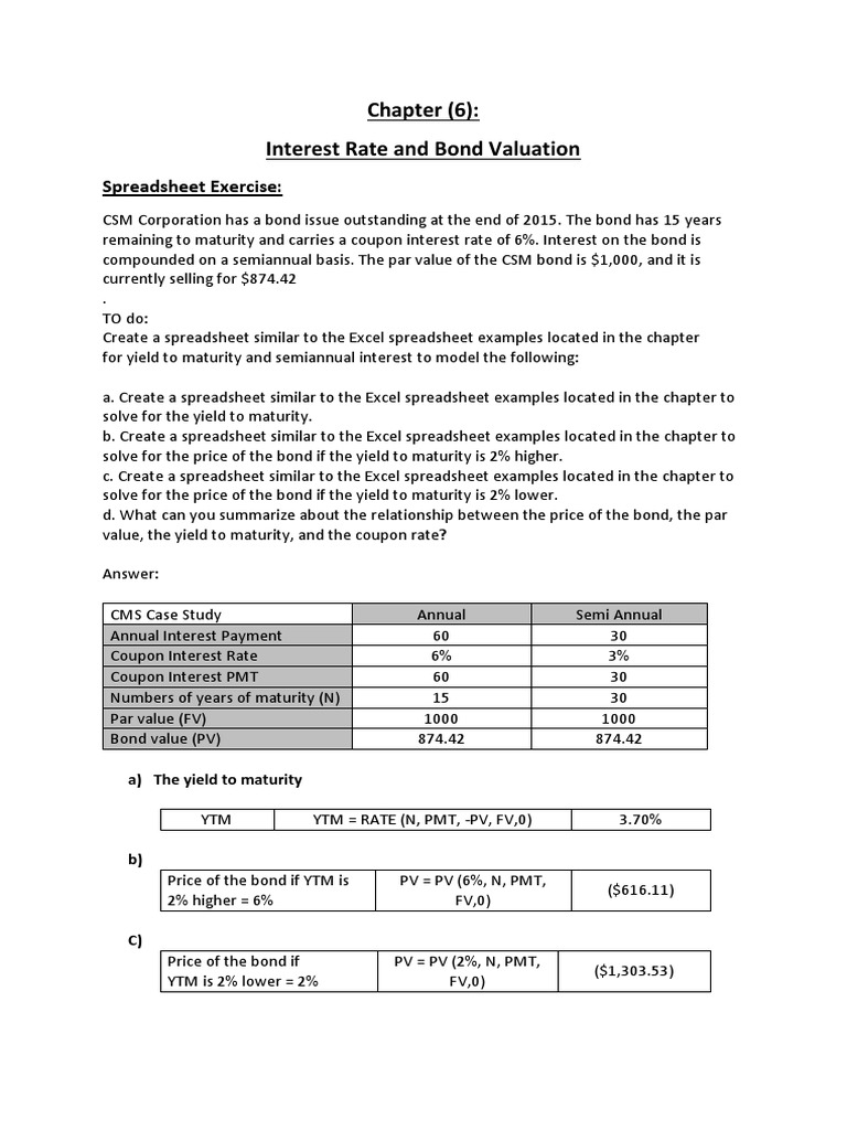 Chapter | PDF | Bonds (Finance) | Yield (Finance)