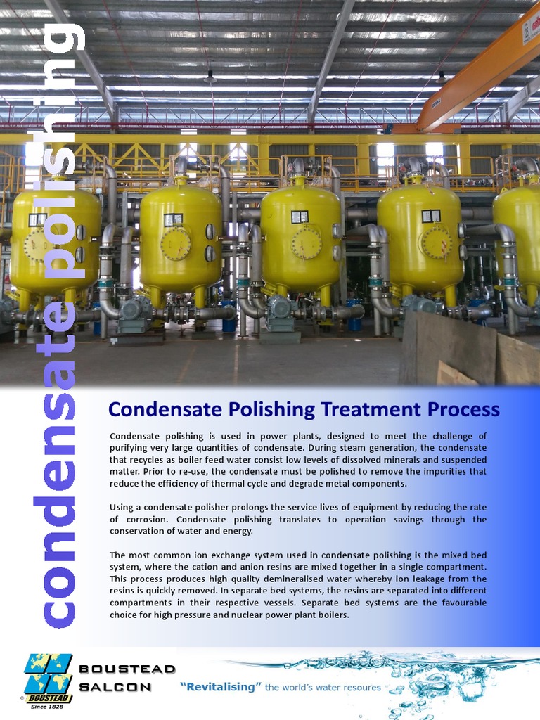 Condensate Polishing Units for Power Plants | PDF | Boiler | Chemical ...