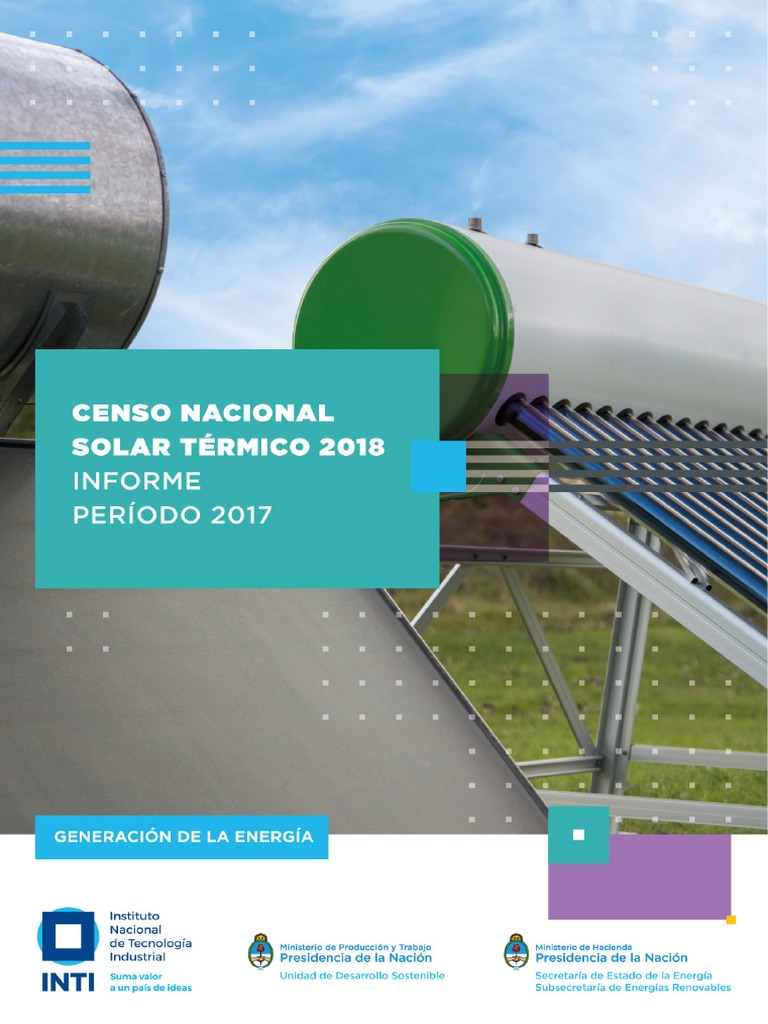 Censo Nacional Solar Termico 2018 | PDF | Energía solar | Buenos Aires