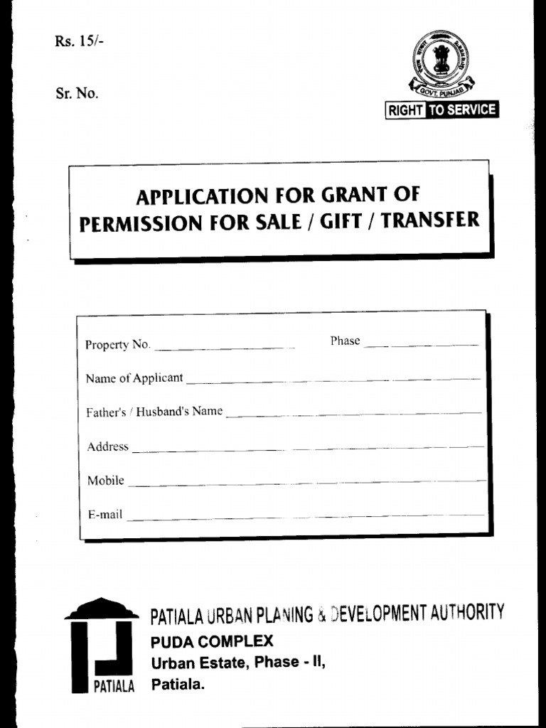 Transfer Property On The Basis of Registered Sale or Gift or Transfer ...
