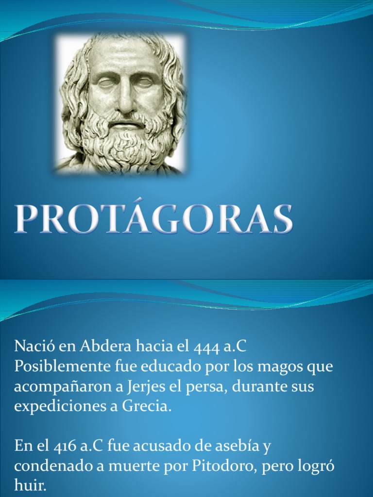 PROTÁGORAS | PDF