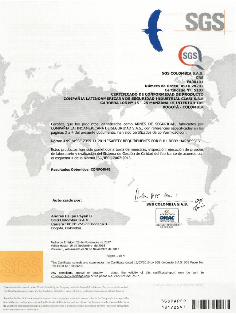 Clasi 5107-Arneses PDF | PDF