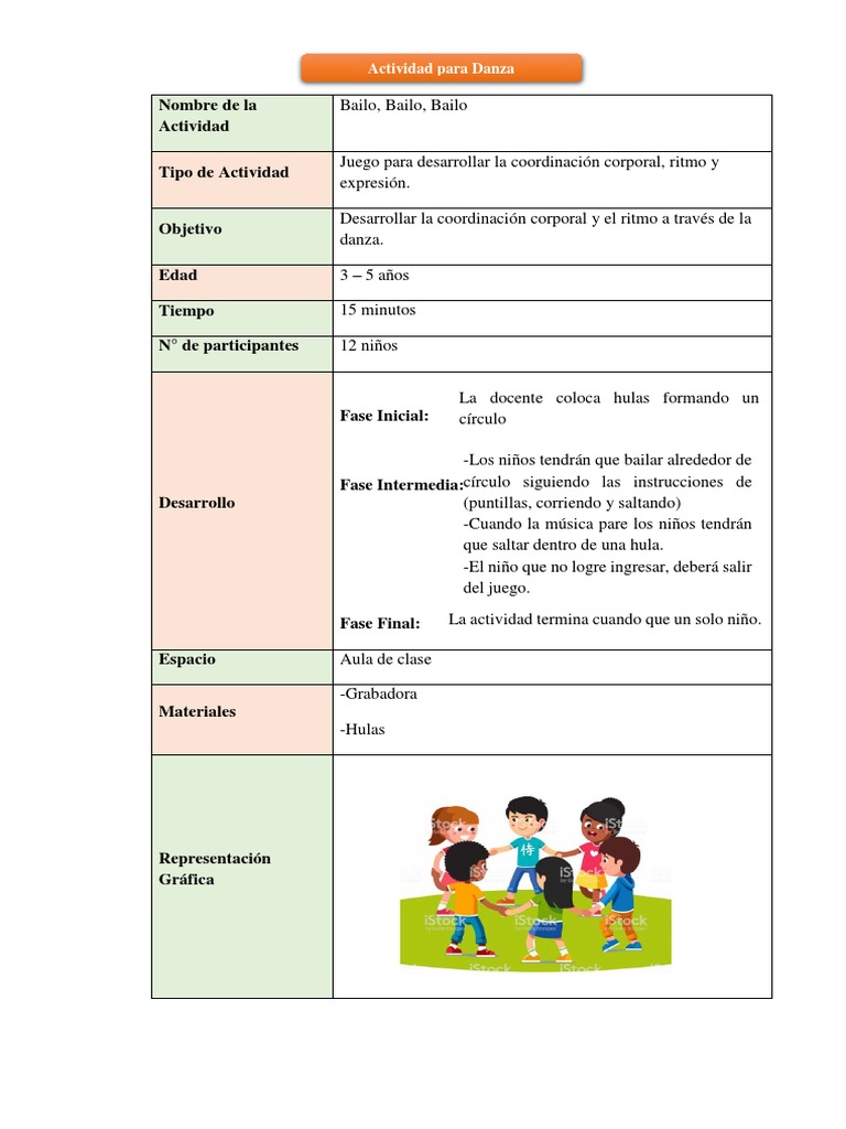 Actividades para Desarrollar El Ritmo en Niños | PDF | Ritmo | Bailes