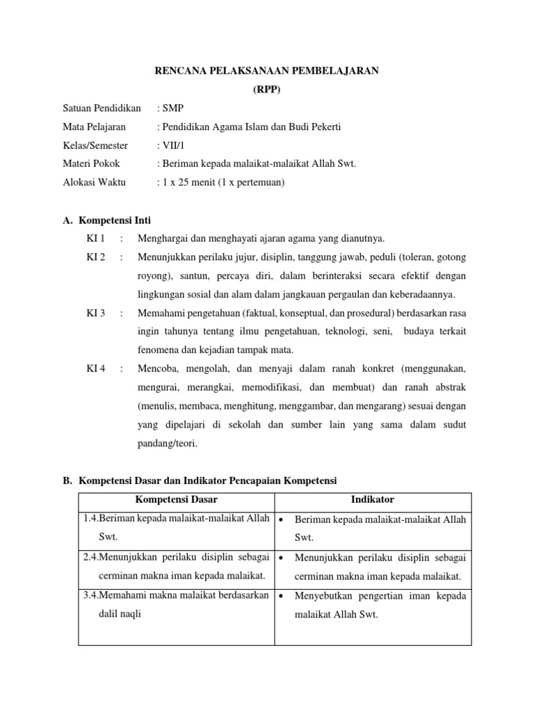 RPP MicroTeaching | PDF