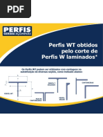 Perfis Laminados WT Gerdau Açominas - Tabela de Bitolas | PDF