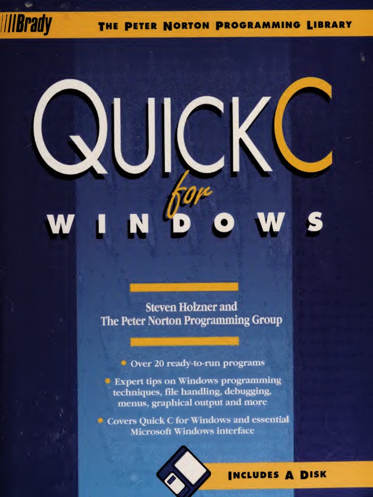 QuickC For Windows | PDF | Graphical User Interfaces | Microsoft Windows