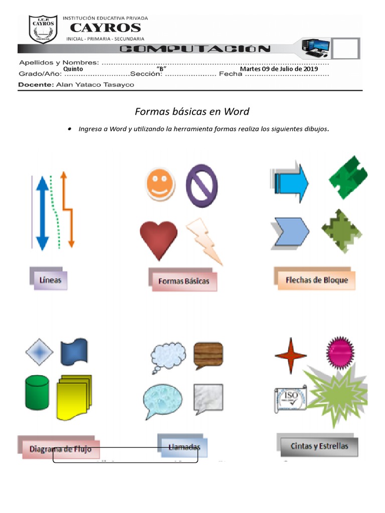 Ejercicios de Formas Básicas en Word | PDF | Finanzas y dinero