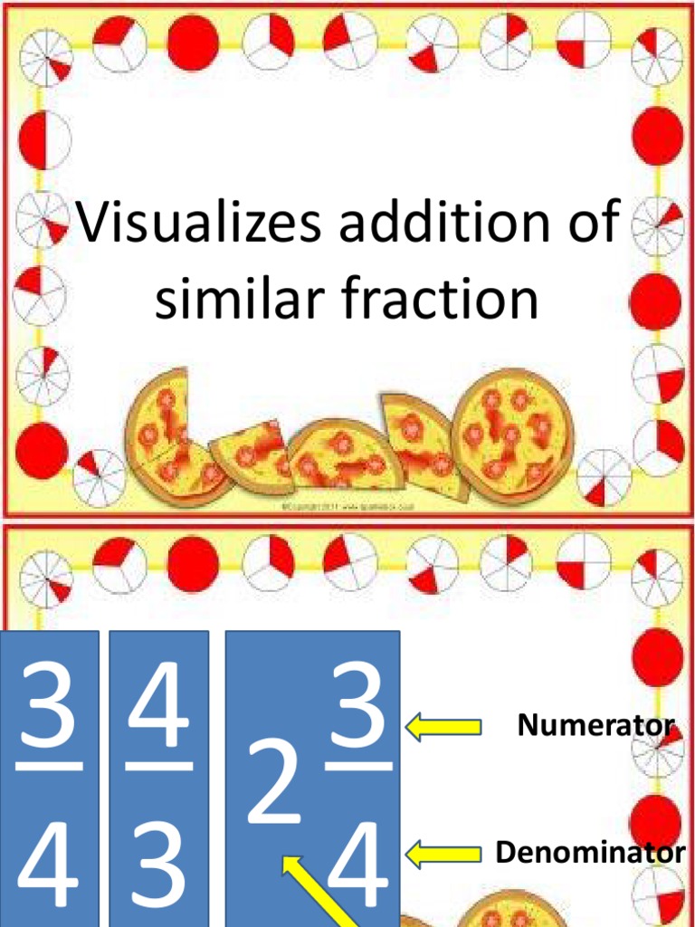 Visualizes Addition of Similar Fraction | Download Free PDF | Fraction ...