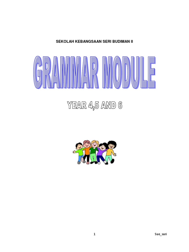 Grammar Modul | PDF | Language Mechanics | Linguistic Typology
