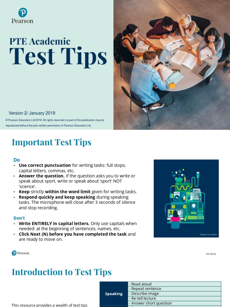 PTE Test Tips | PDF | Multiple Choice | Question