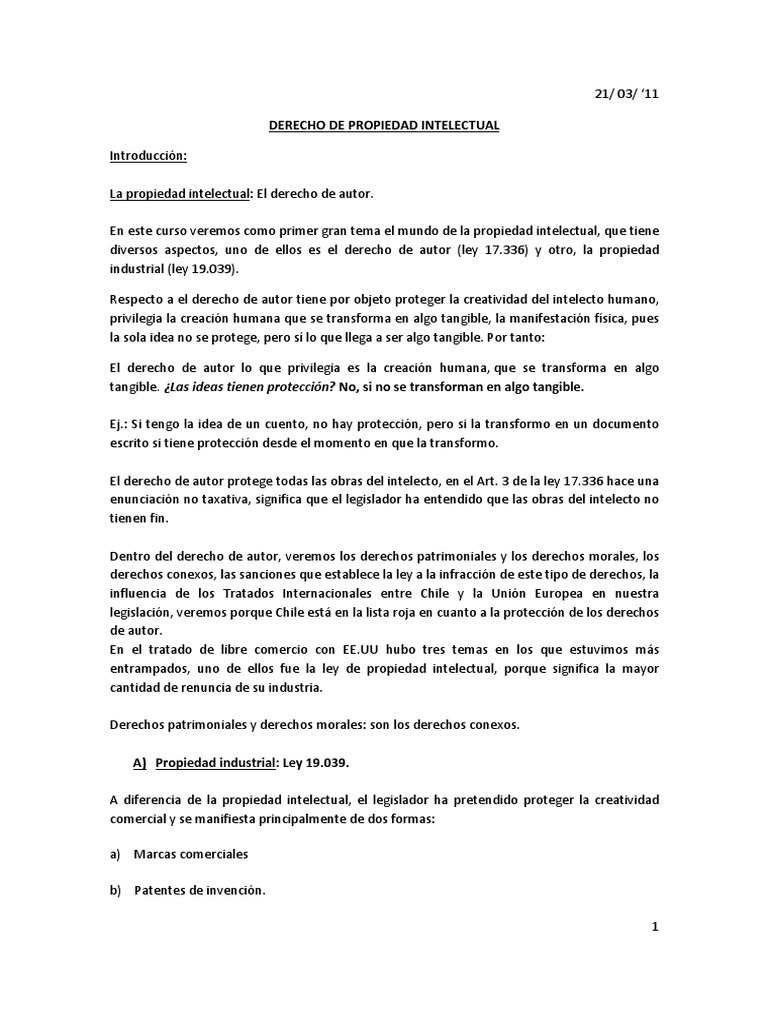 Derecho de Autor, Propiedad Industrial y Marcas | PDF | Autor | Propiedad intelectual