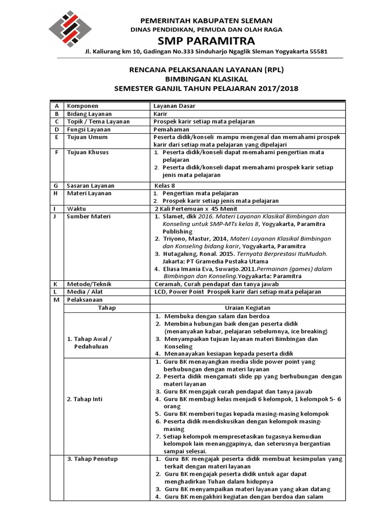 RPL Prospek Karir Setiap Mapel (Ganjil) | PDF | Karier & Perkembangan | Kesehatan Holistik