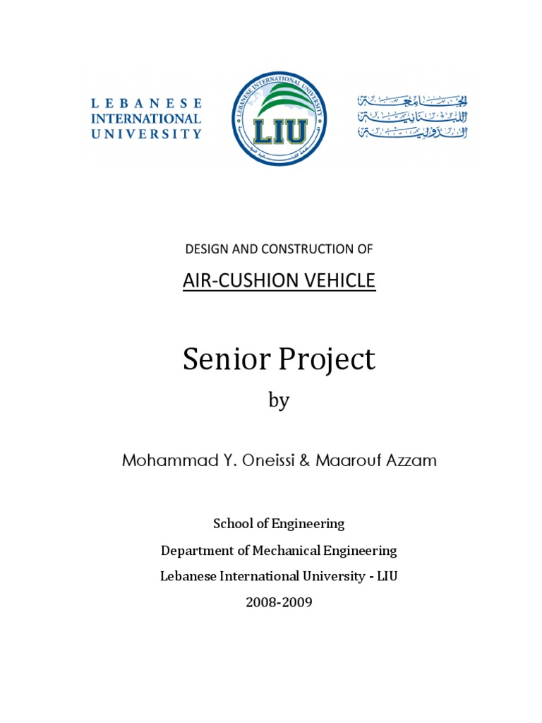 Design and Construction of LIU-ACV | PDF | Buoyancy | Ships