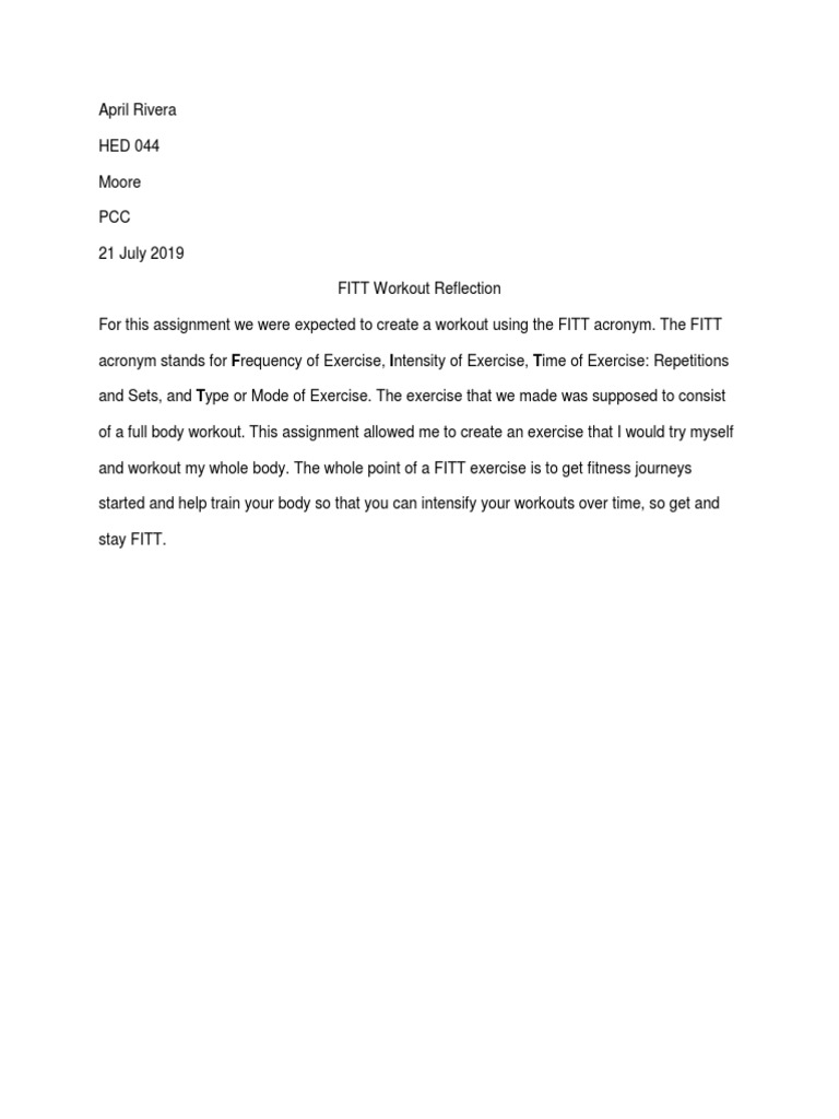 Fitt Reflection | PDF